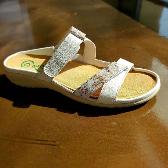 Naot | Shoes | New Naot Womens Tariana Sandal In Soft Whitefloral ...